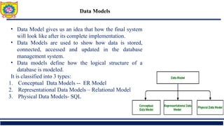 Data Models in Database Management System | PPTX