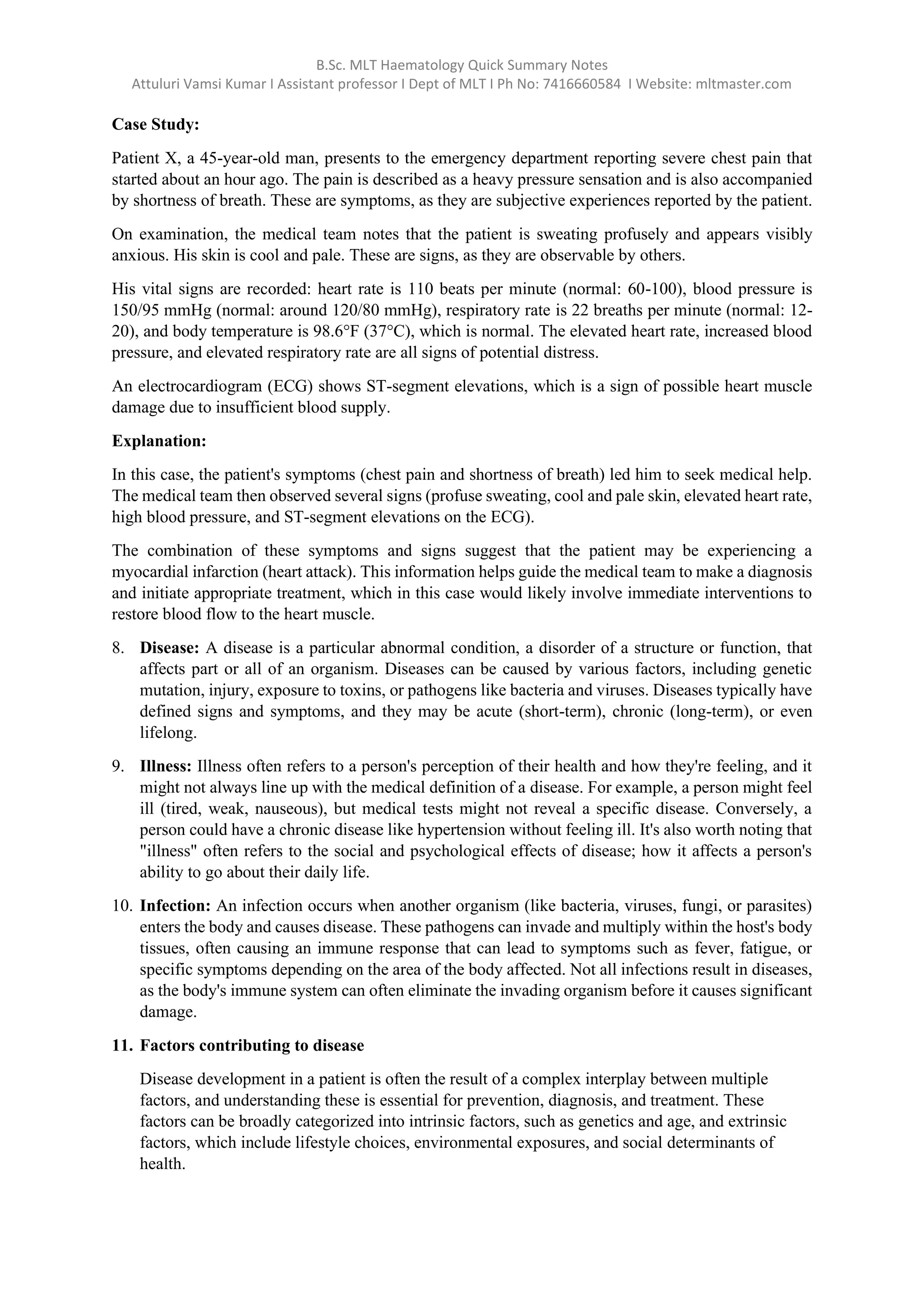 Hematology notes | PDF