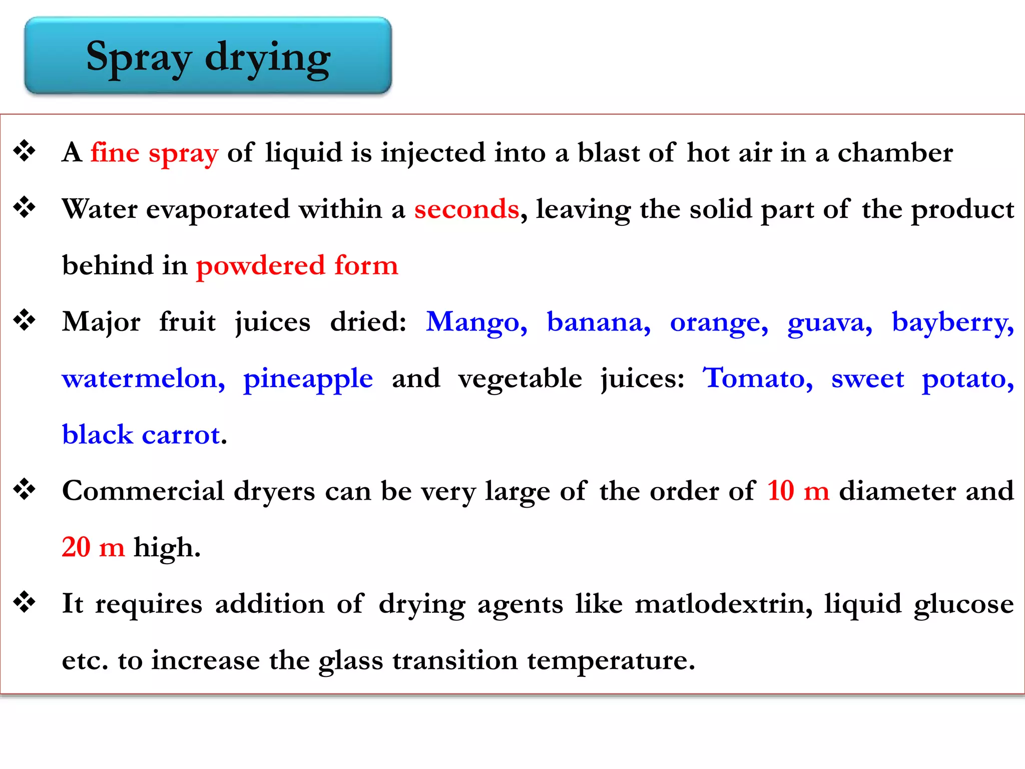Drying & dehydration of horticultural crops | PPTX