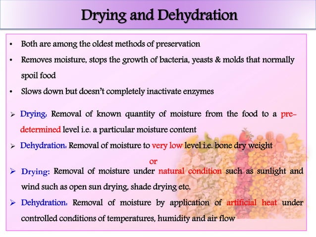 Drying & dehydration of horticultural crops | PPTX | Weather | Science