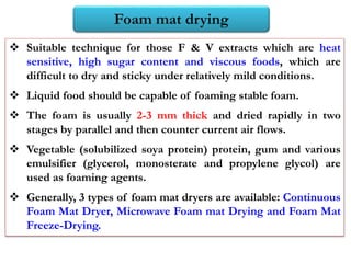 Drying & dehydration of horticultural crops | PPTX
