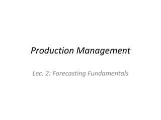 L2 Forecasting methods and techniques.pptx | Free Download
