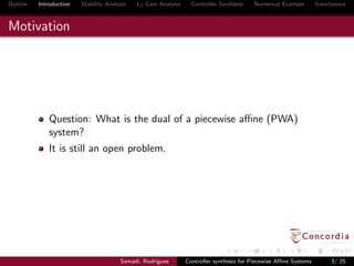Controller synthesis for piecewise affine slab differential inclusions: A duality-based convex ...