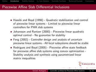 Controller synthesis for piecewise affine slab differential inclusions: A duality-based convex ...