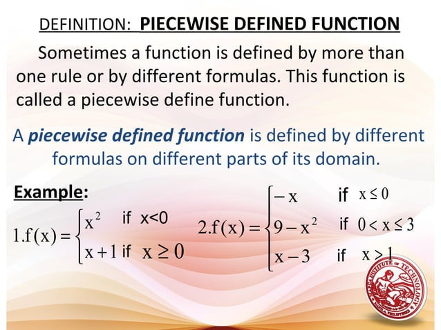 L2 graphs piecewise, absolute,and greatest integer | PPT