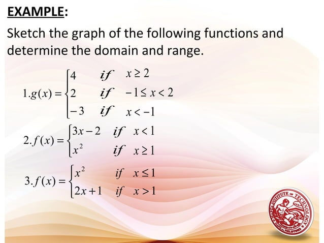 L2 graphs piecewise, absolute,and greatest integer | PPT
