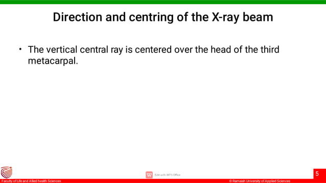 Positioning & tech Explain and Demonstrate The Radiographic positioning ...