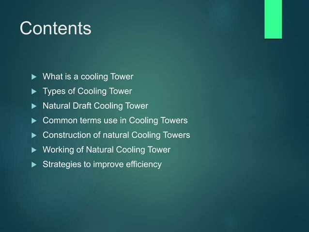 N atural cooling tower | PPTX