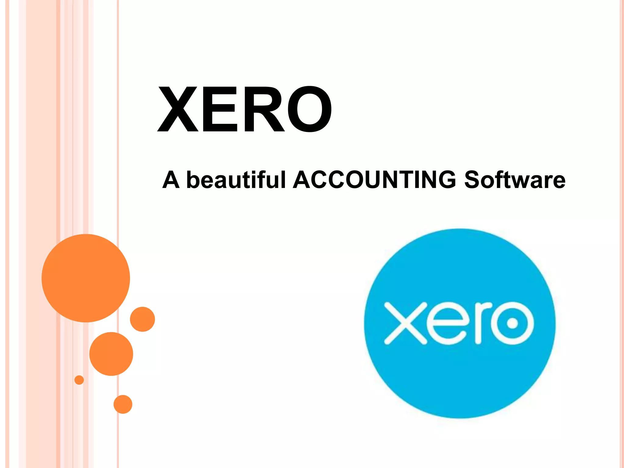 Xero accounting | PPTX