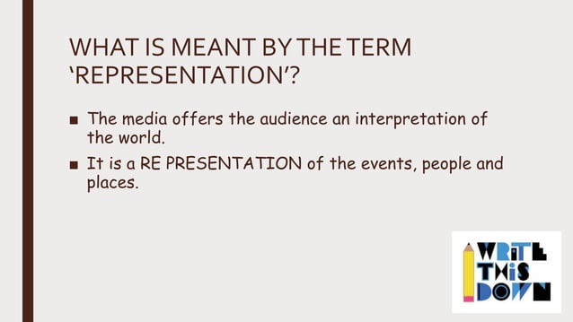 L2 intro to-representation | PPTX