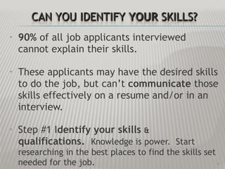 L2 Job Skills Identification ppt show | PPS