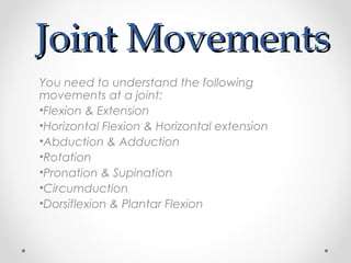 L2 joint movement | PPT