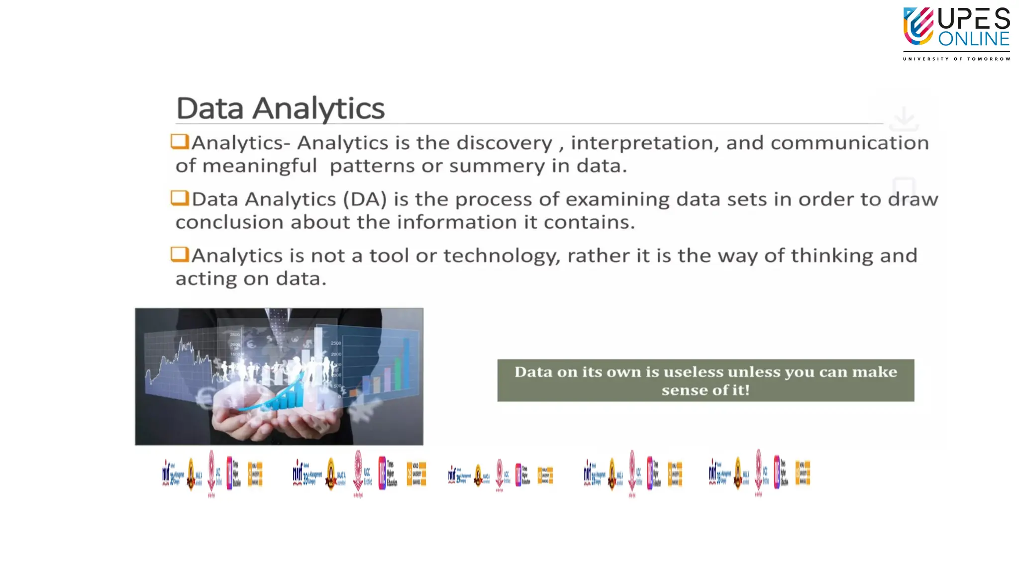 Data Analytics Overview and its applications | PPT