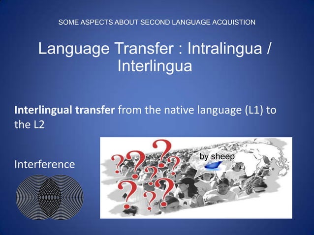 L2 language acquisition | PPTX