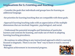 L2 learning and teaching | PPTX