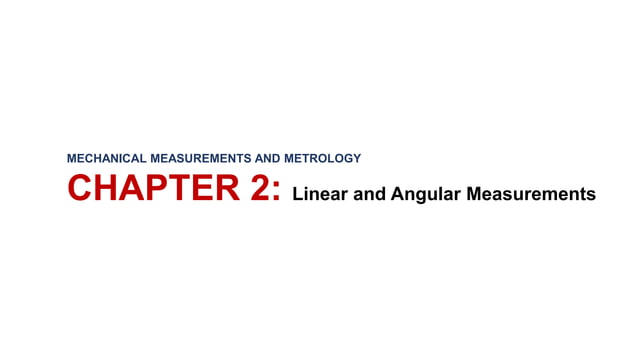 Linear and angular measurements | PPTX