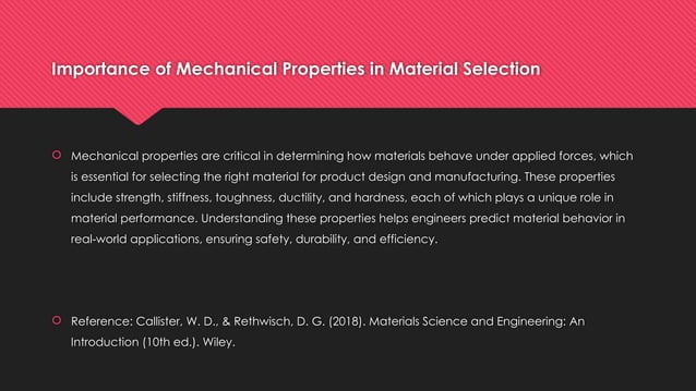 Mechanical Properties of Materials: Selecting the Right Materials for ...