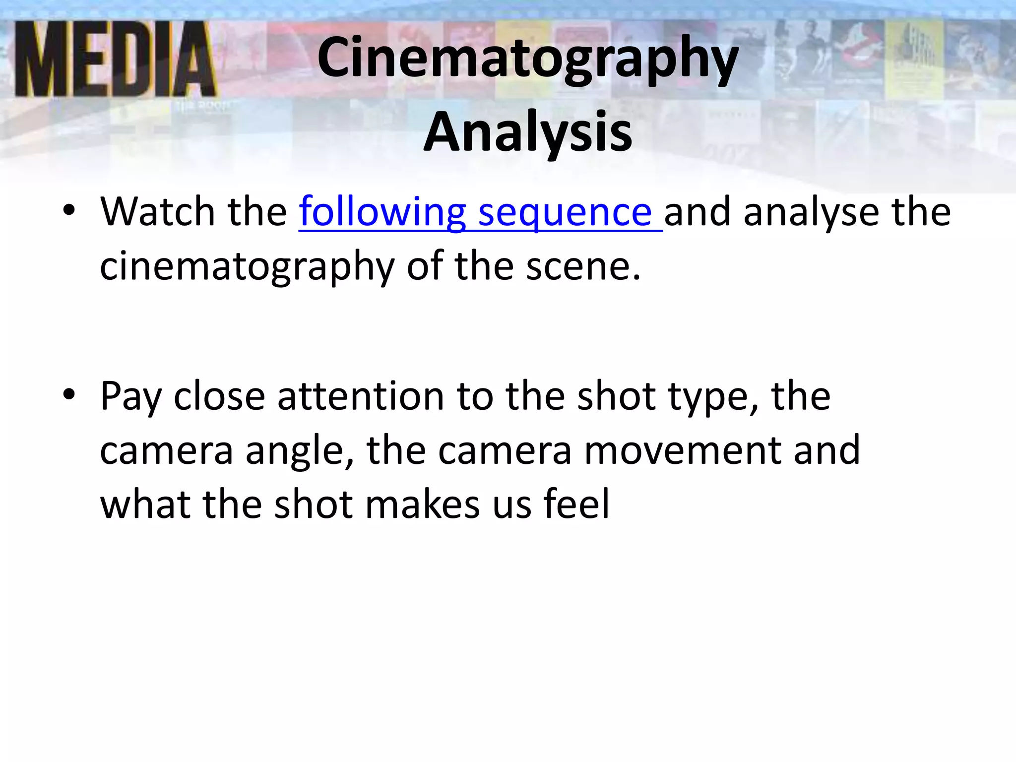 media language intro cinematography | PPT