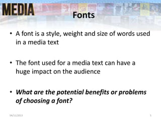 media language intro text codes | PPT