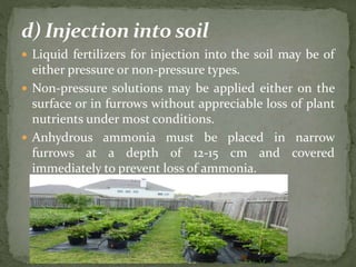 Methods of fertilizer application | PPTX