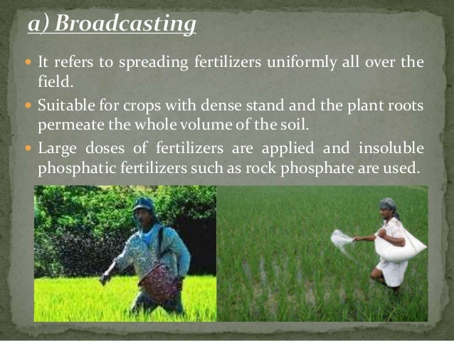 Methods of fertilizer application