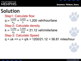 L2 Microscopic Traffic Flow Parameters | PDF
