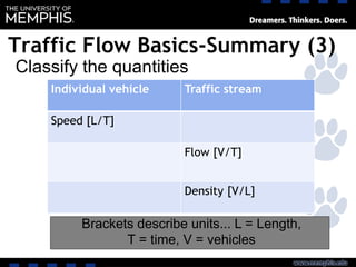 L2 Microscopic Traffic Flow Parameters | PDF