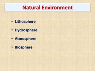 Environmental System, ecosystem and ecosphere | PPTX