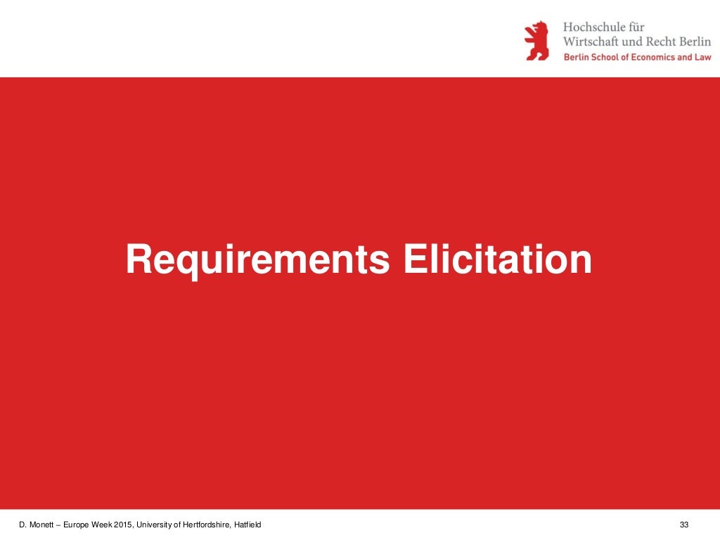 Requirements Engineering Techniques For Eliciting Requirements lectu Requirements Engineering Techniques For Eliciting Requirements lectu