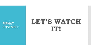 Music of Thailand | PPTX | Music | Entertainment