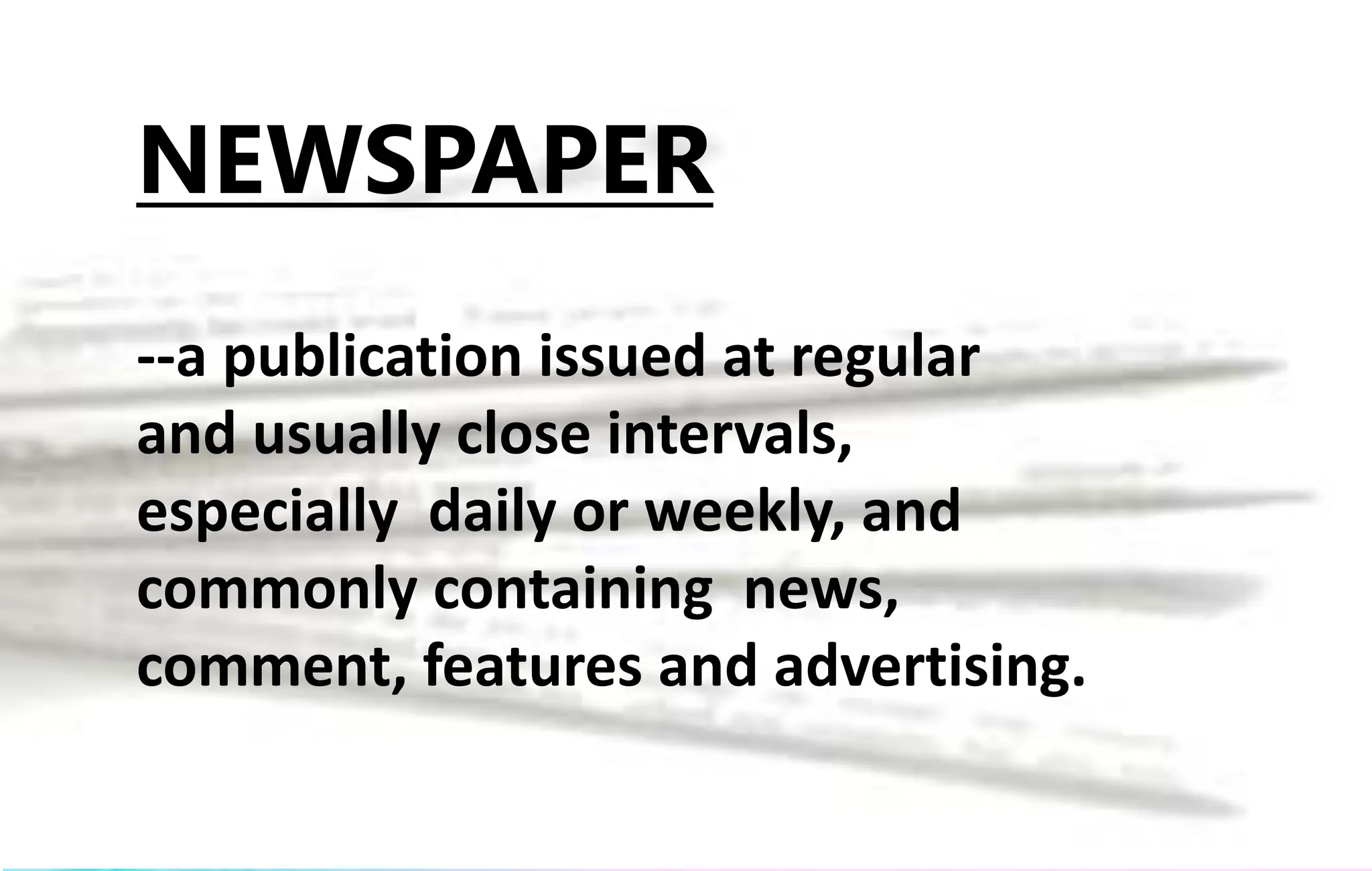 L2_NEWSPAPER-sections-parts.ppt for the people who are studying ...