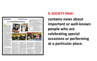 L2_NEWSPAPER-sections-parts.ppt for the people who are studying ...