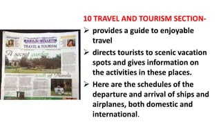 L2_NEWSPAPER-sections-parts.ppt for the people who are studying ...