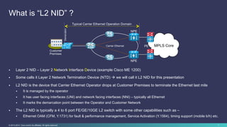Challenges of L2 NID Based Architecture for vCPE and NFV Deployment | PPT