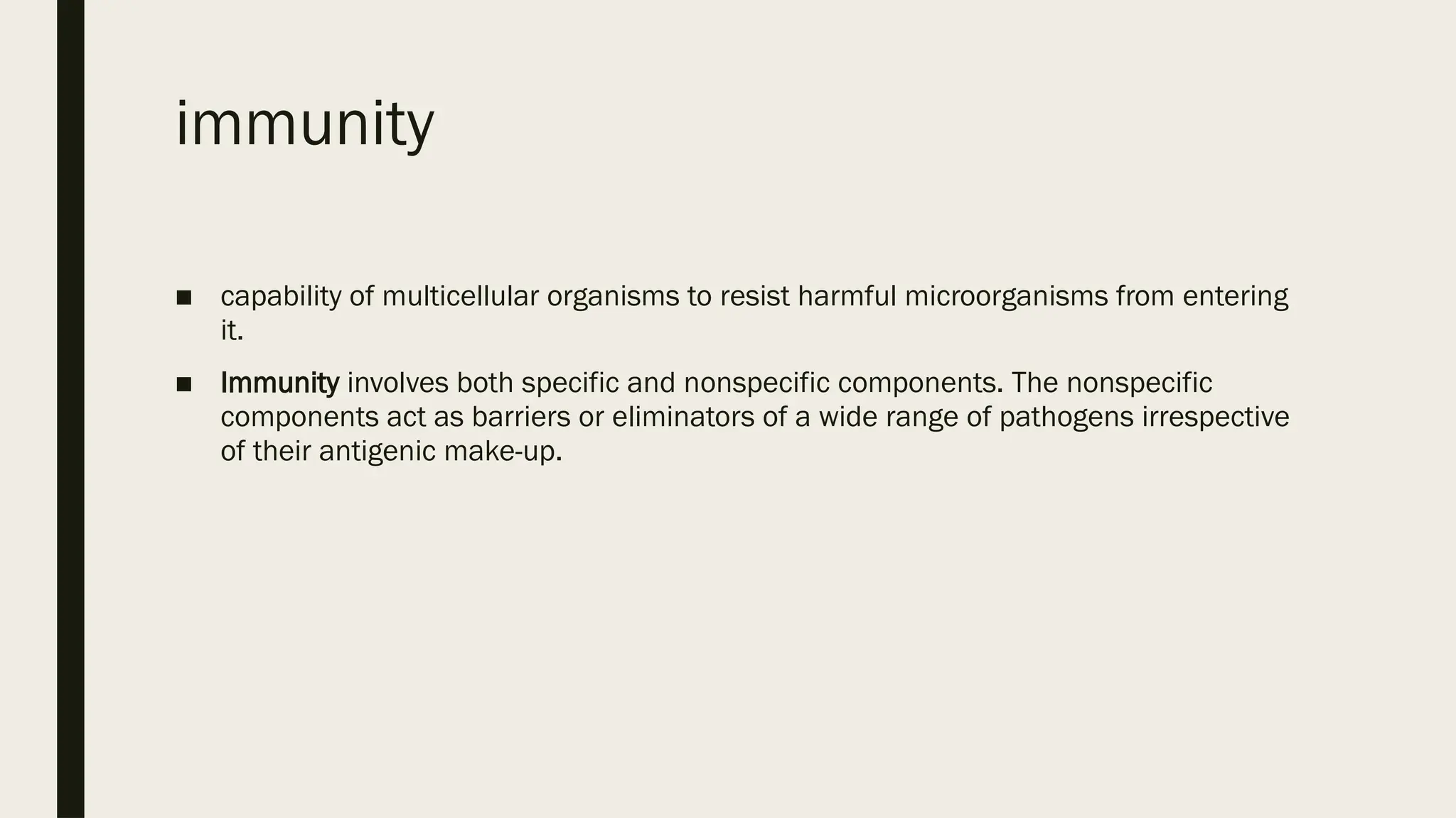 non-specific or innate immunity immunology | PPTX