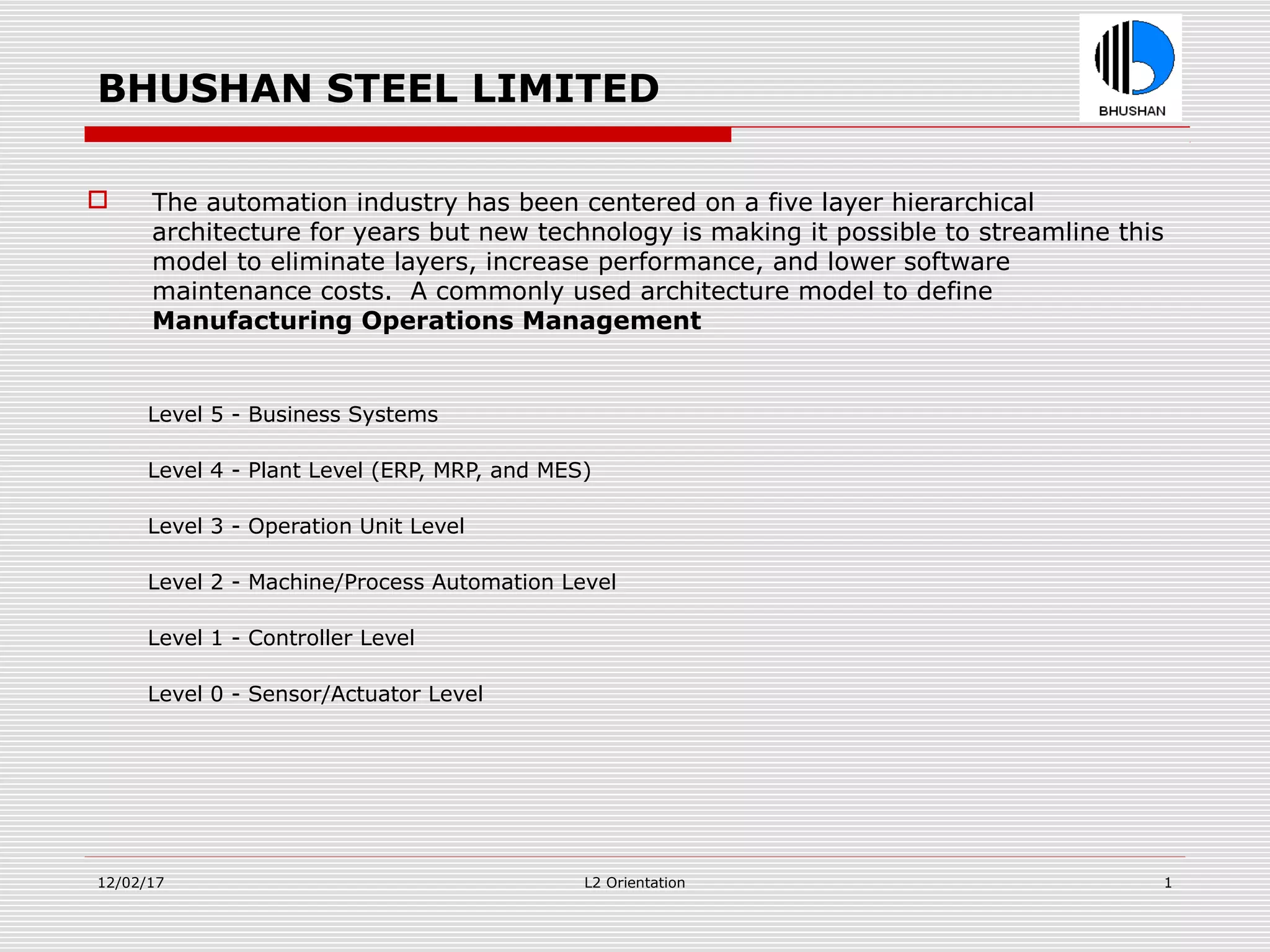 L2 Process Autoamtion Orientation | PPT