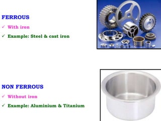 L2 overview of materials | PPTX | Chemistry | Science