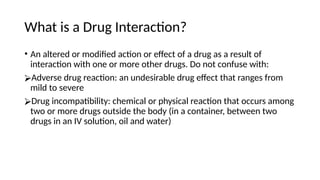 Lec2 Pharmacology Drug Interactions.pptx
