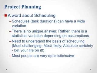 L2 PM Project Planning.ppt | Civil Engineering Industry | Industries