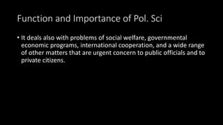 L2 political science coed | PPTX