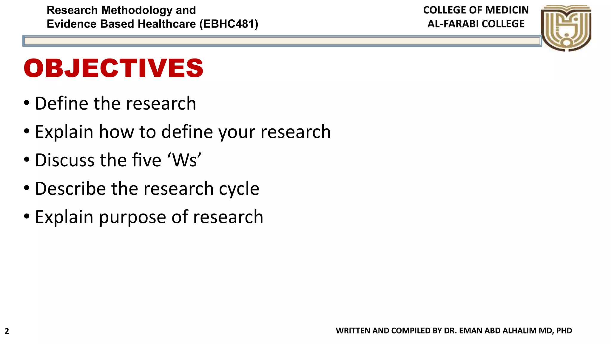 Introduction to Health Research | PPTX