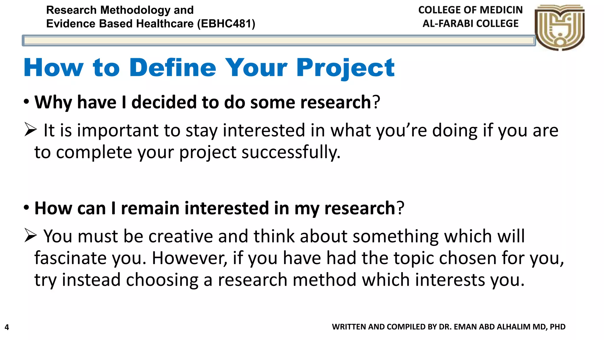 Introduction to Health Research | PPTX