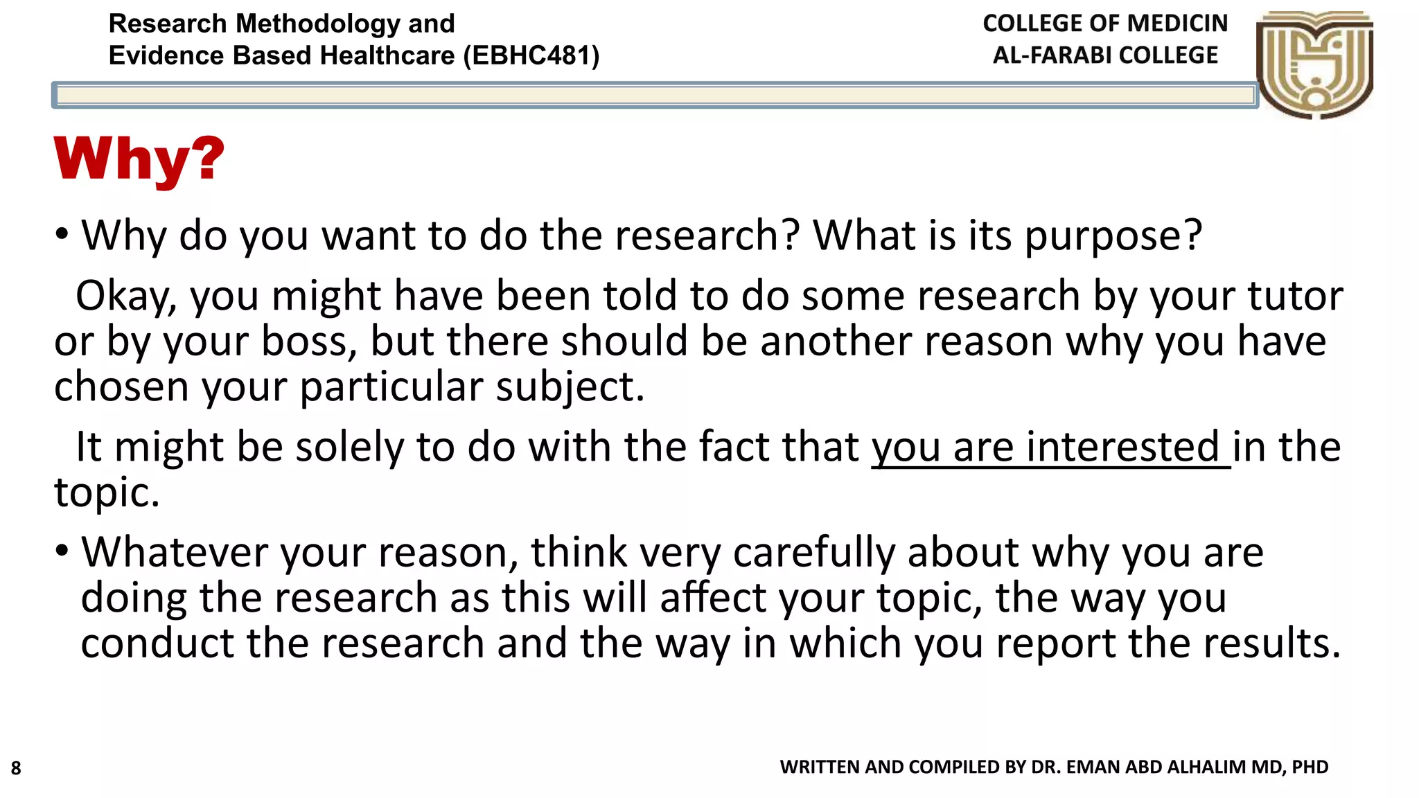 Introduction to Health Research | PPTX