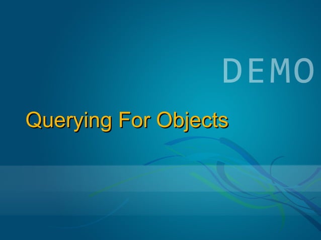 Object Relational Mapping with LINQ To SQL | PPT Object Relational Mapping with LINQ To SQL | PPT