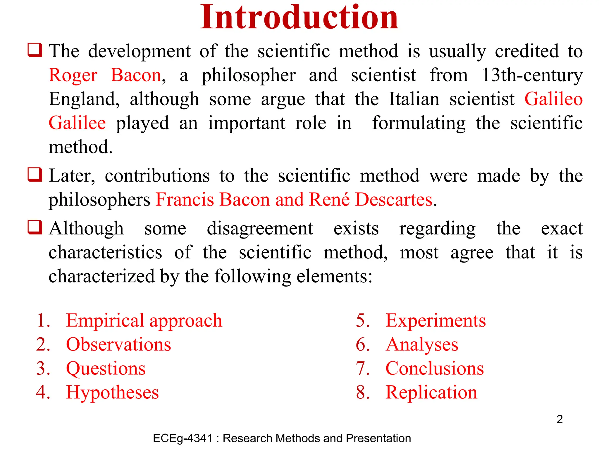 Scientific method in civil engineering and structures | PPT