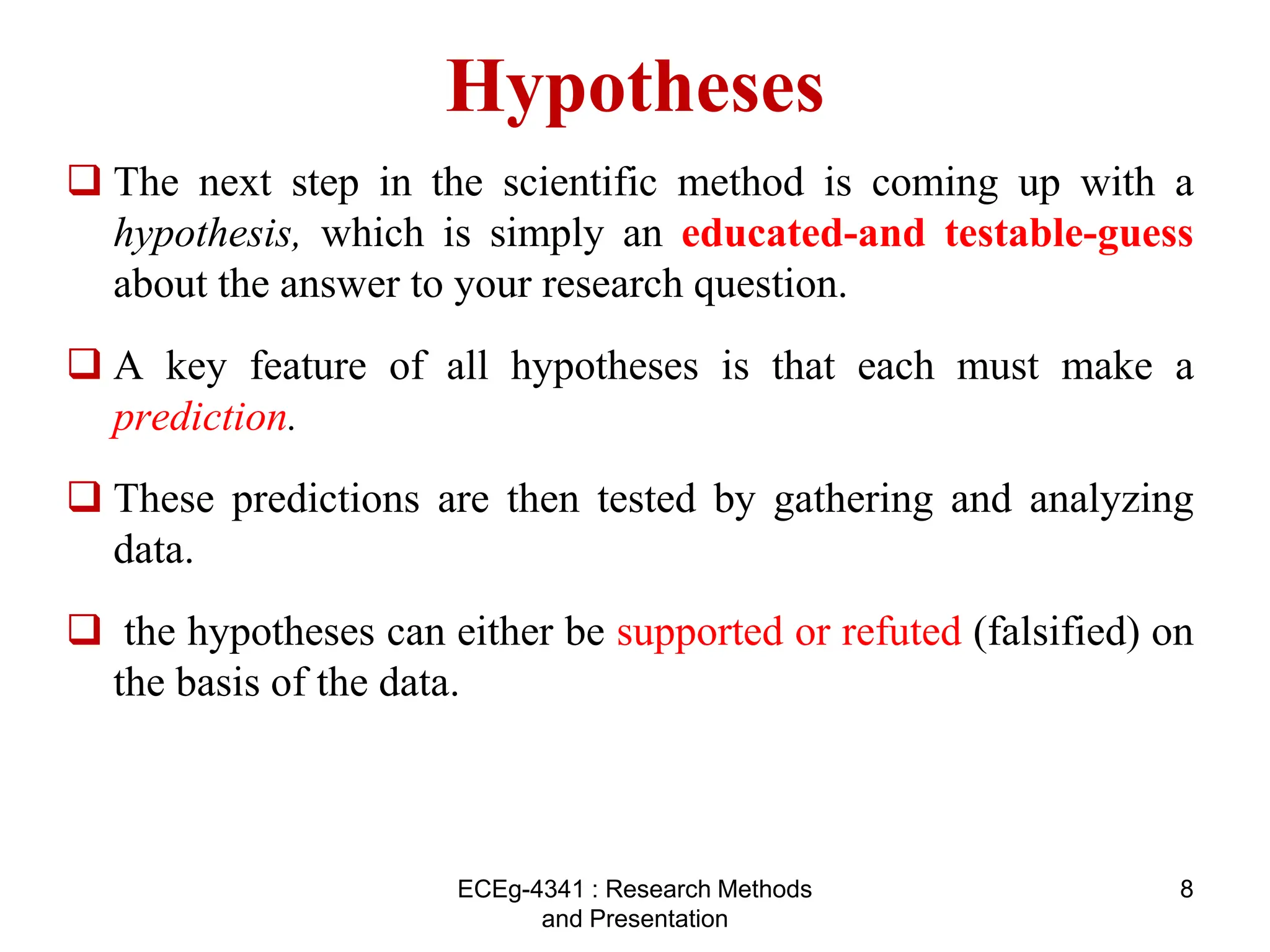Scientific method in civil engineering and structures | PPT