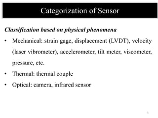 Sensor is an electrical/mechanical device | PPT
