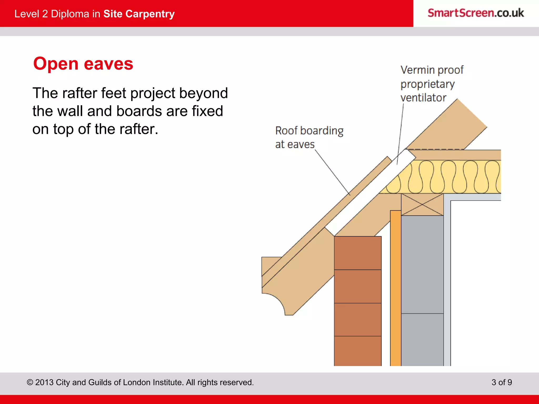 unit 207 carry out first fix flooring and roofing | PPTX