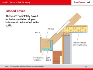 unit 207 carry out first fix flooring and roofing | PPTX