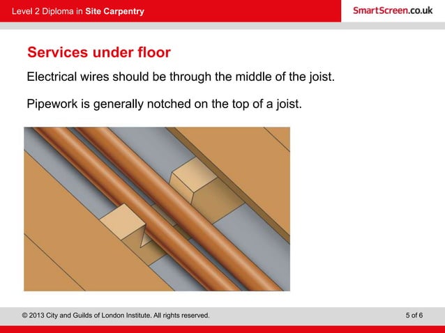 unit 207 carry out first fix flooring and roofing | PPTX